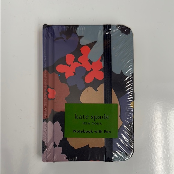 kate spade | Accessories | Kate Spade Colorful Floral Notebook With Pen ...
